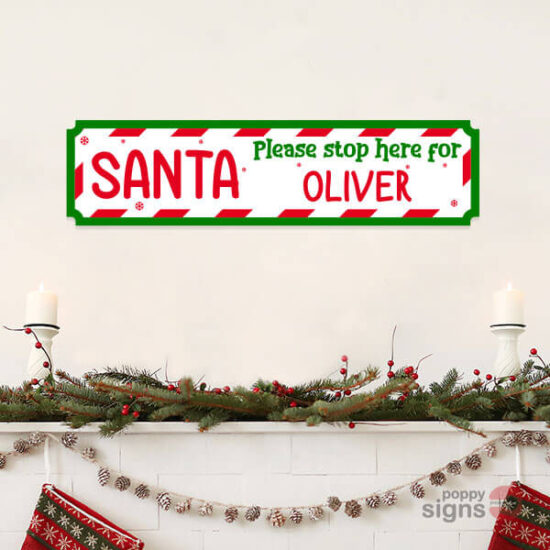 Personalised Christmas Street Signs | Poppy Signs | Shop