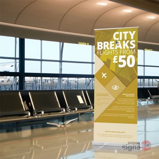 Economy Roll-Up Banner | Poppy Signs | Shop
